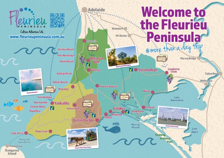 Fleurieu Peninsula Tourism Map > Zesty Shane